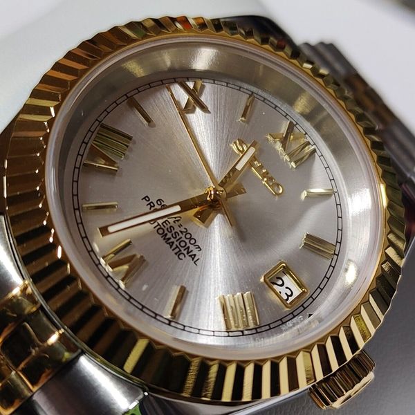 Imperium Aureus | Men's Watch | Seiko Mod | Silver, Gold | NH35A ...