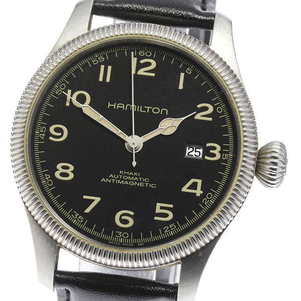 [HAMILTON] Hamilton Khaki Team Earth Harrison Ford Model Date H604551 ...