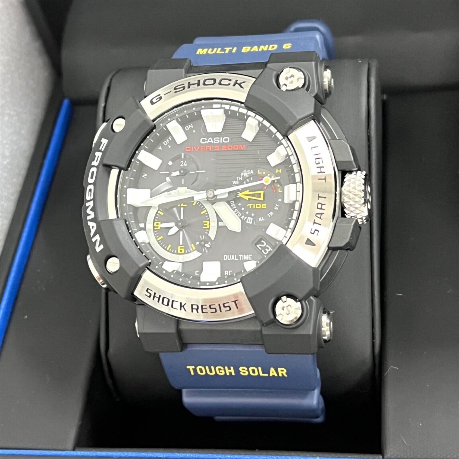 CASIO G-SHOCK FROGMAN GWF-A1000-1A2JF MASTER OF G Solar Men's Watch ...