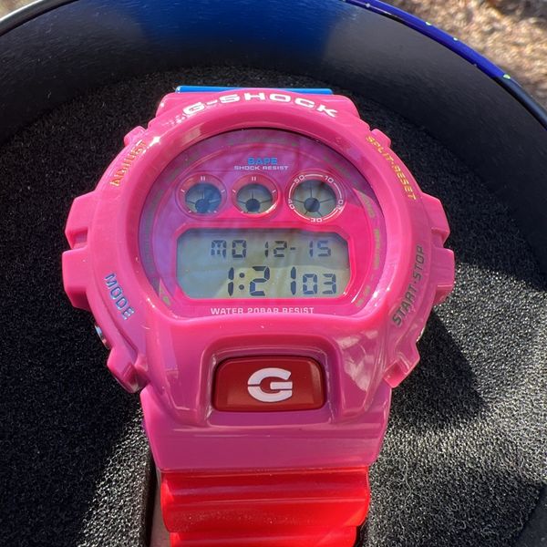 Casio G-Shock x A Bathing Ape BAPE x Kid Cudi DW-6900 Watch ...