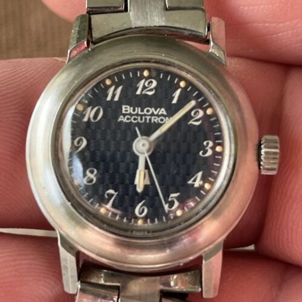 Vintage Bulova N6 Accutron Ladies Watch Blue Dial | WatchCharts Marketplace