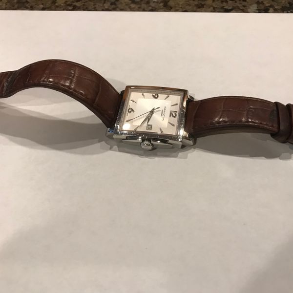 Hamilton Jazzmaster Square Automatic Silver Dial | WatchCharts