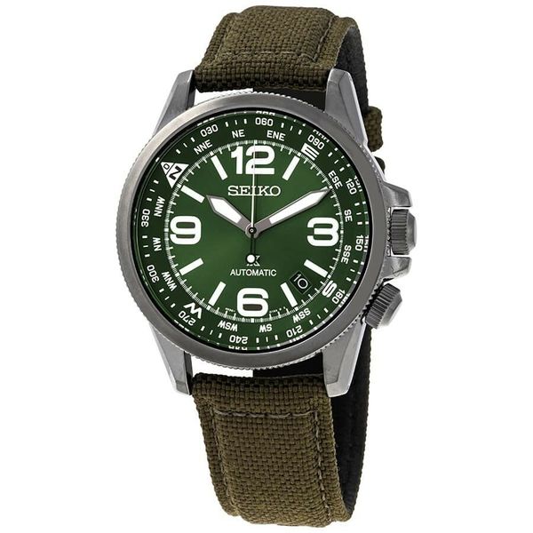 SEIKO Land ProspeX SRPC33K1 Automatic Watch Nylon Strap Green Dial 4R35 ...