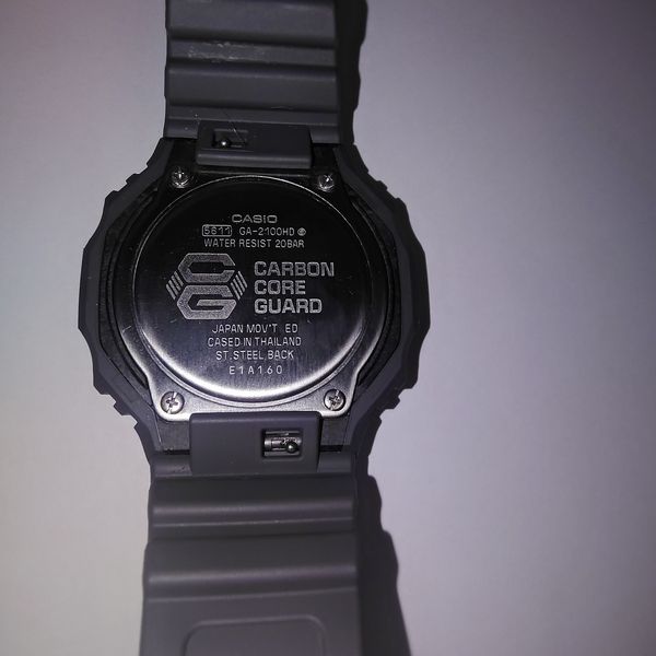 Casio G-Shock Grey Casioak Full Lume GA-2100 | WatchCharts Marketplace