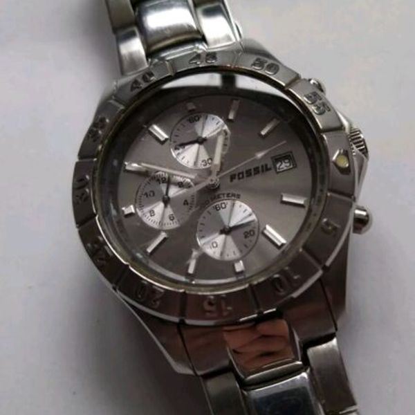 Fossil Blue Chronograph Gents Watch Working CH-2331 | WatchCharts Marketplace