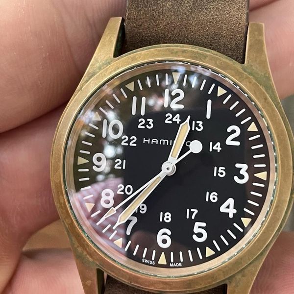 [WTS] Hamilton Khaki Field Bronze - Beautiful Patina | WatchCharts ...