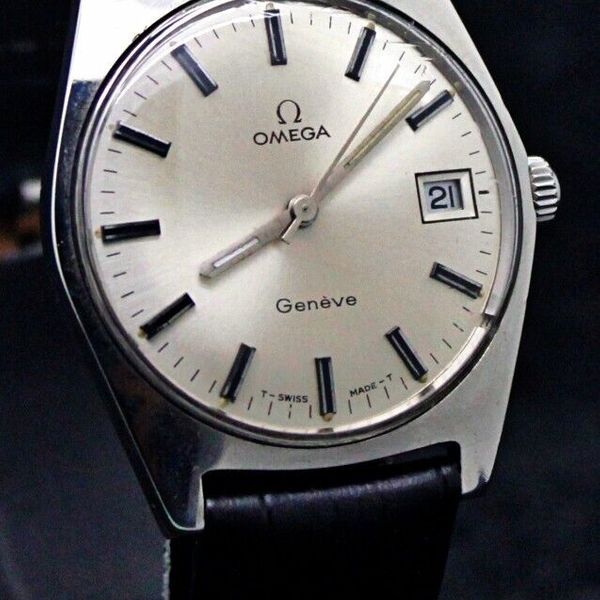 Nuova inserzioneVintage Omega Geneve 613 Caliber with Date Swiss Watch ...