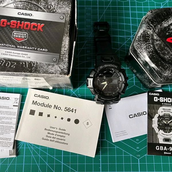 Casio G-Shock GBA-900 Black Negative Display Bluetooth Steptracker ...