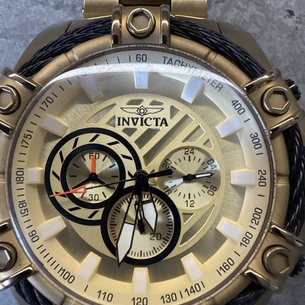Invicta 25515 Men's Bolt Quartz Chronograph Gold-Plated Stainless Steel ...