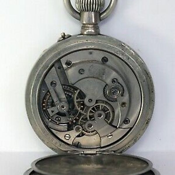 BILLODES (Zenith) Pocket Watch Movement with case for parts ...