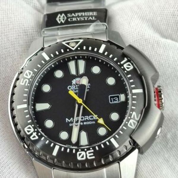 ORIENT M -FORCE AUTOMATIC MEN'S SAPPHIRE CRYSTAL 200M DIVERS RA ...