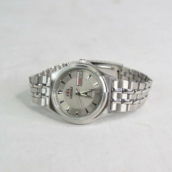 Orient Automatic Water Resistant Stainless Steel Watch EM5M-CO - Silver ...