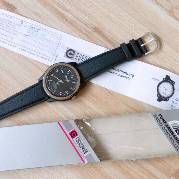 Eurochron / Junghans Wristwatch Watch Men's Watch Men's Radio Watch ...