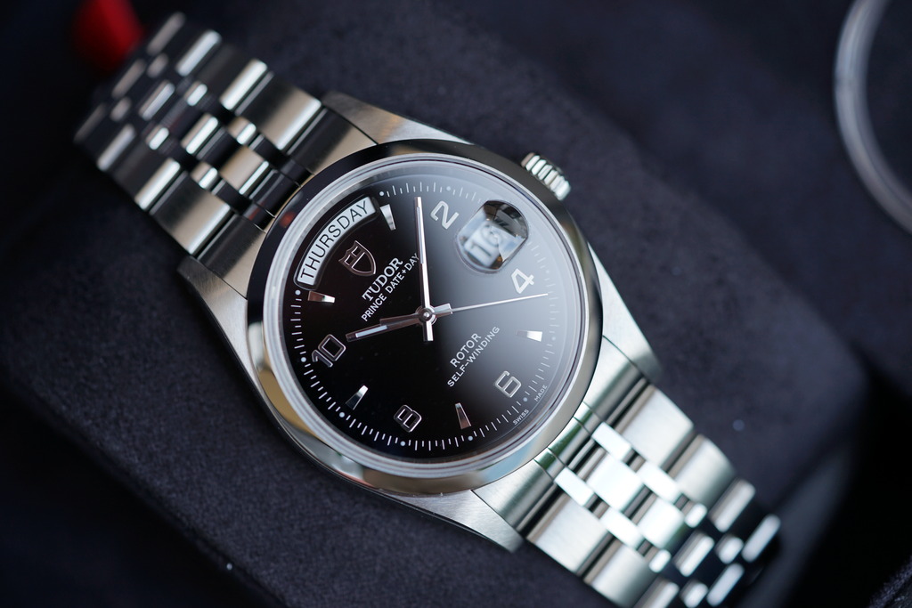 FS: Unworn Tudor Prince Date Day Black Dial 76200 - Box, Papers ...