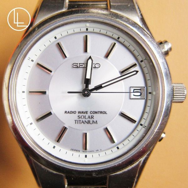 SEIKO 7B22-0AD0 Solar Radio Wave Control Titanium Men's Watch (JAPAN MADE) | WatchCharts Marketplace