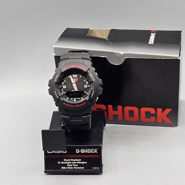 Casio G-Shock G-100 5158 Shock Resistant 200m Men's Watch - Worn Once ...
