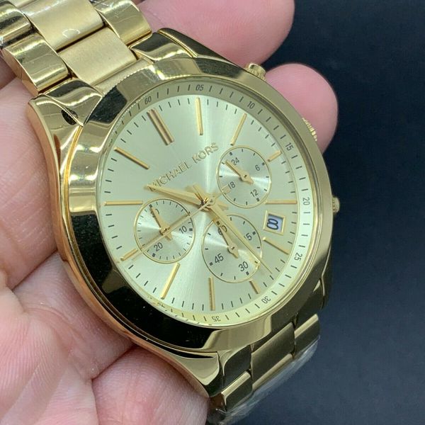 MICHAEL KORS MK-6251 CHRONOGRAPH 24 HOURS DUAL TIME DATE QUARTZ WOMEN'S ...