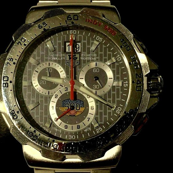 Tag Heuer Indy 500 100th Anniversary Limited Special Edition CAH101C ...