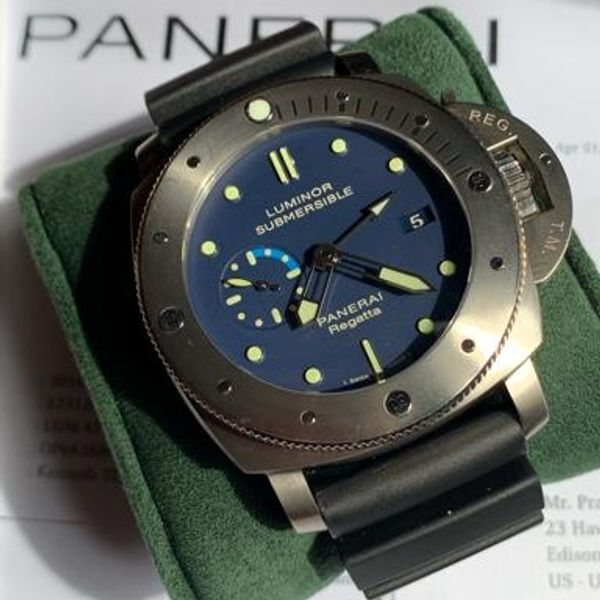 FS: Panerai 371 Regatta Special Edition Titanium GMT | WatchCharts ...
