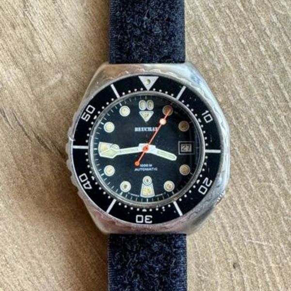 BEUCHAT 1000m Automatic Watch - Navy National 1993 - Vintage Dive Watch ...