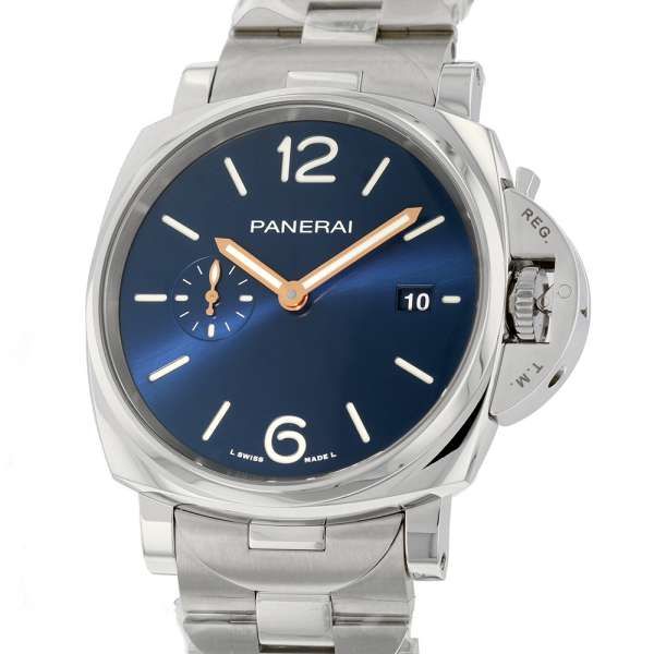 Panerai Luminor Due PAM01124 PANERAI Watch Blue Dial [Used ...