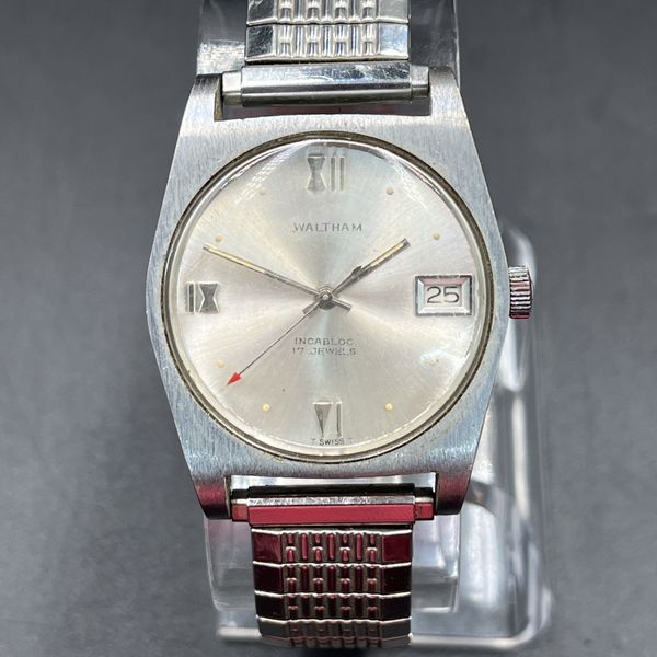 Vintage Waltham Incabloc 17 Jewels Swiss-Made Menâ s Wristwatch - RUNS | WatchCharts Marketplace