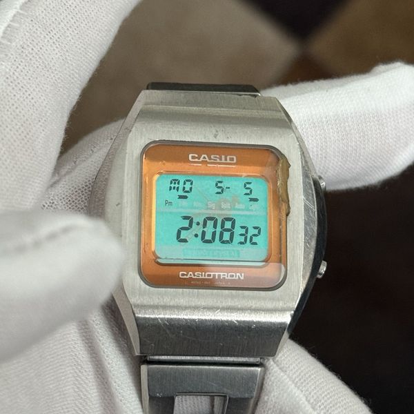 Vintage Casio Casiotron TRN-110 Menâ s Digital Watch Module 1670 JDM ...