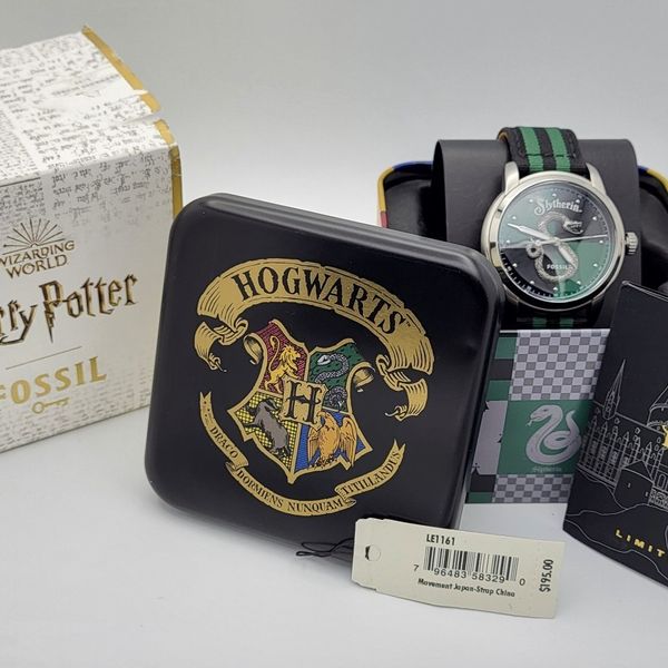 Fossil LE1161 Limited Edition Harry Potter Three-Hand Slytherin Quartz ...