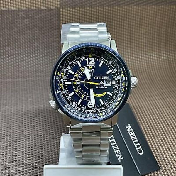 Citizen BJ7006-56L Promaster Eco-Drive Blue Angels Flight Analog Men's ...
