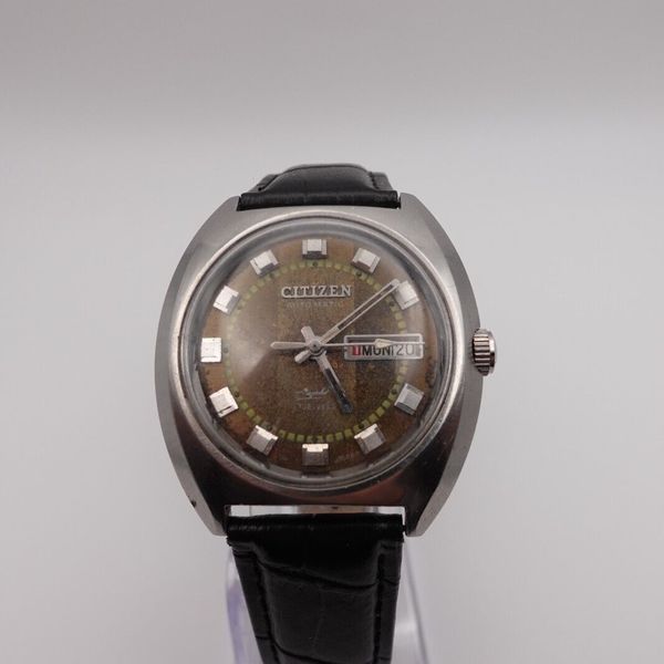 Citizen Automatic 17 Jewel Day Date Para Water 4-651138 Vintage Men's Watch 1970 | WatchCharts ...