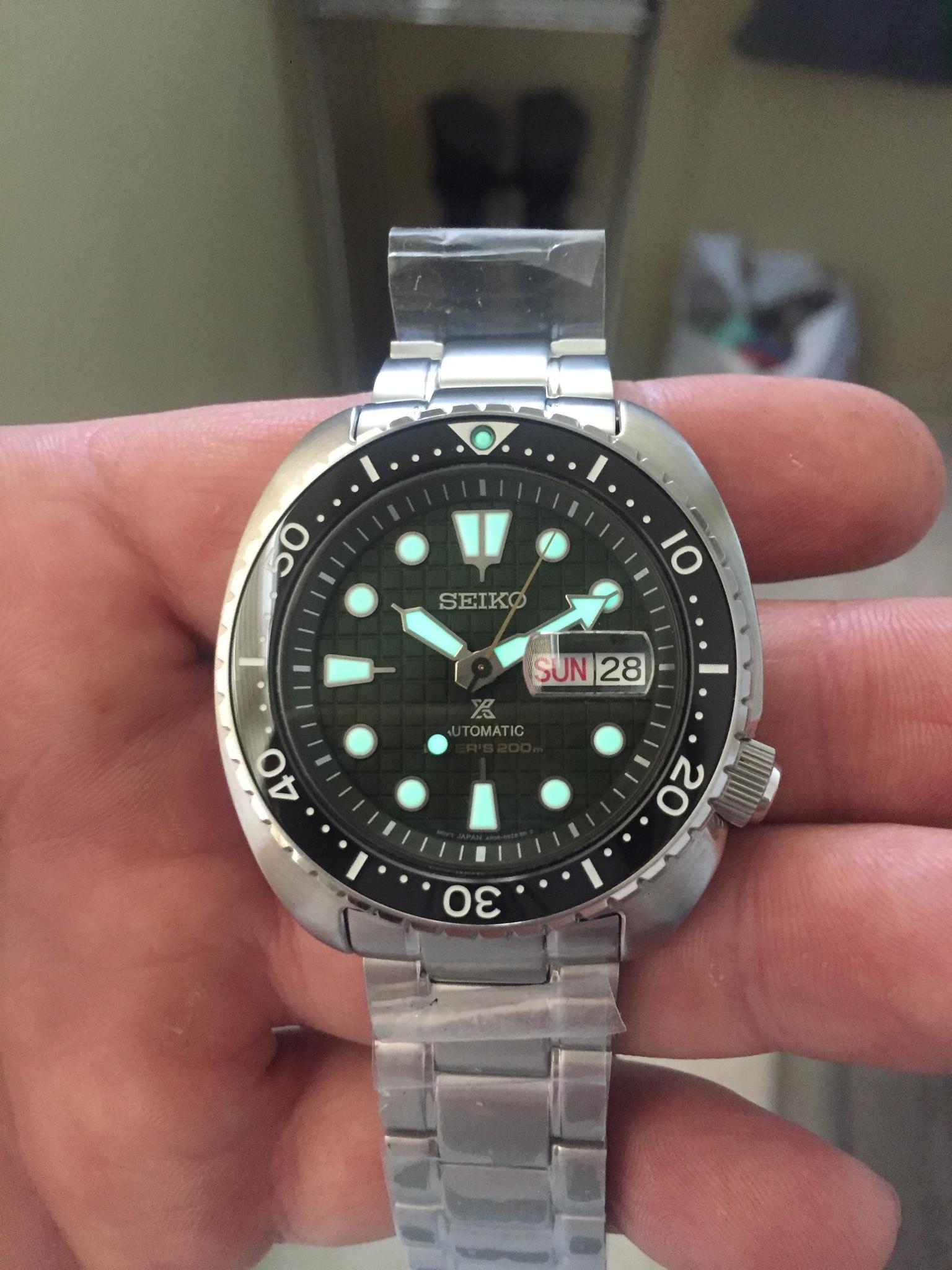 [WTS] Seiko SRPE05 King Turtle, Green Grenade Dial on Bracelet $270 ...