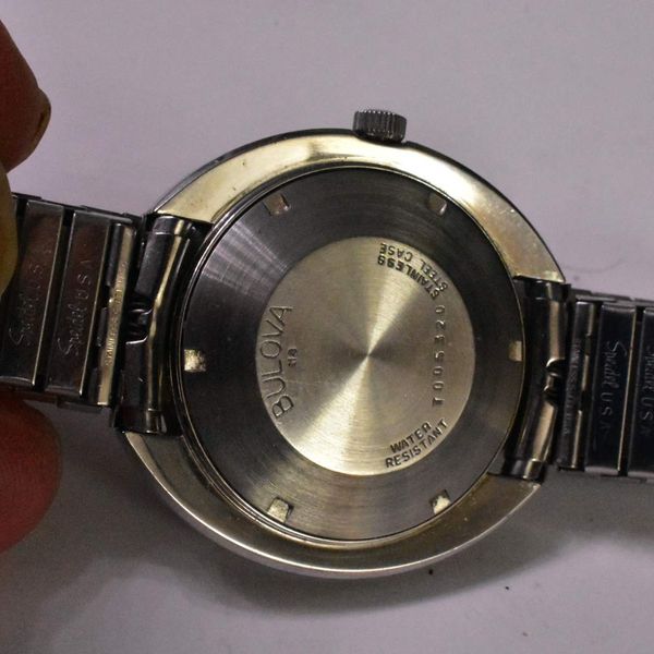 1973 N3 Men's 96B401 Jet Star Bulova Watch - Red Dial Automatic -Needs ...