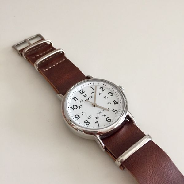 FS: Timex Weekender - pure white dial, all silver hands | WatchCharts