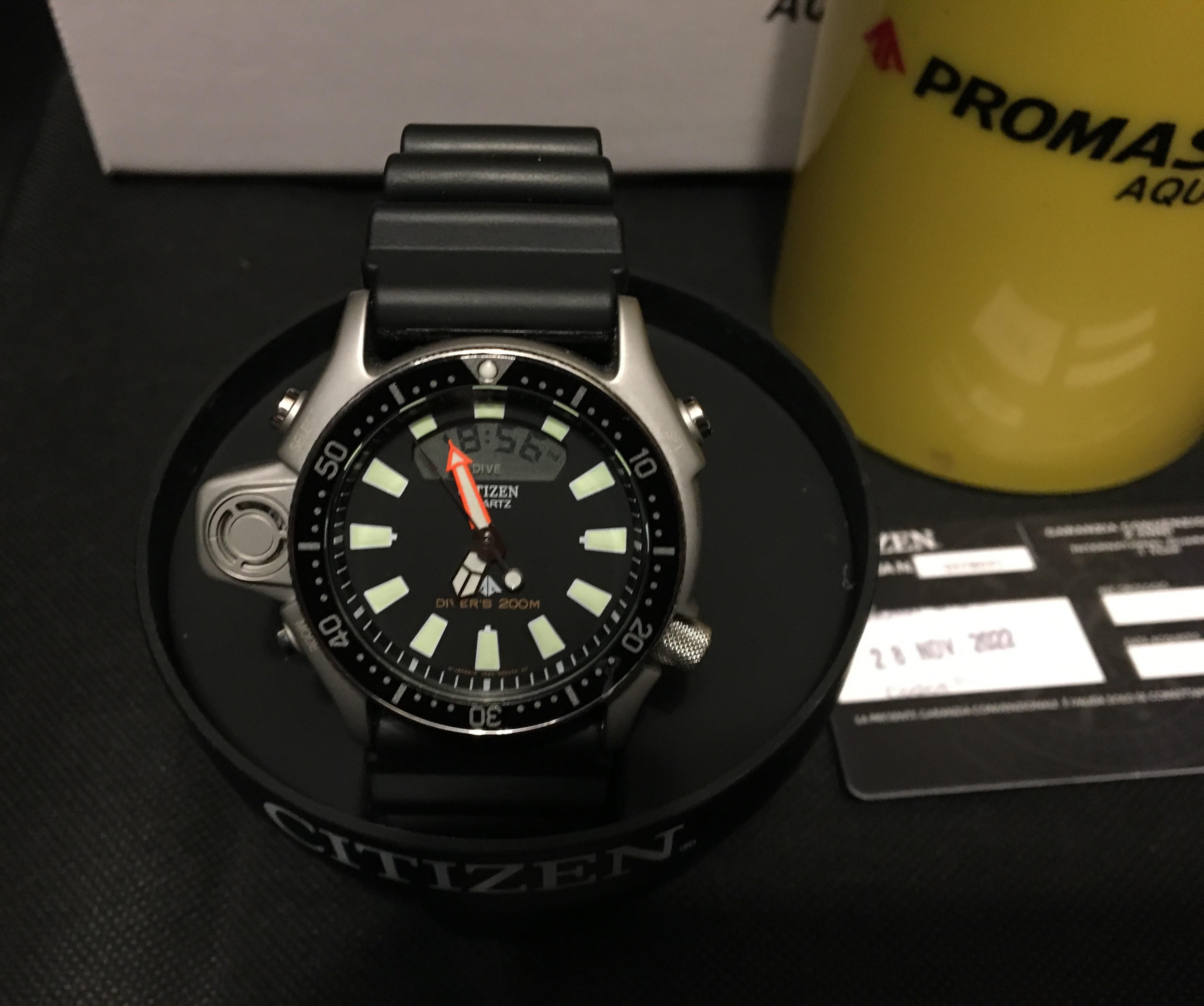 [WTS] Citizen Aqualand JP-2000-08E Analog Digital Divers Watch | WatchCharts