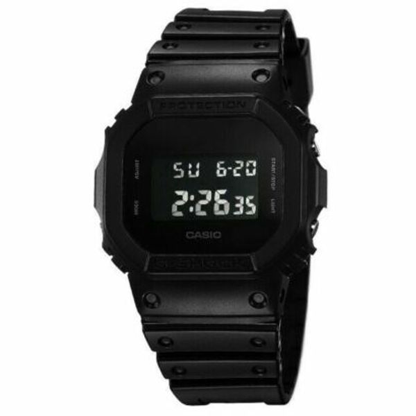 Casio G-Shock DW-5600BB Digital Men's Watch Matte All Black Edition ...