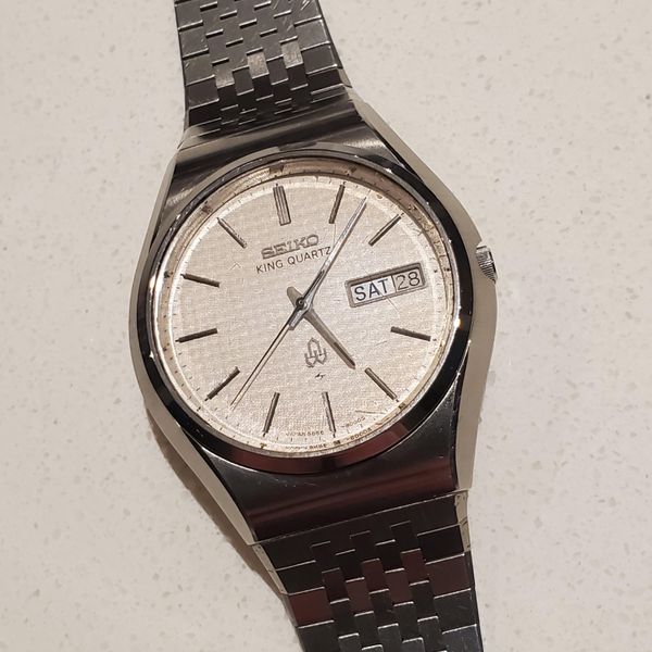 [WTS] Vintage Seiko King Quartz 5856-8001 excellent shape running well ...