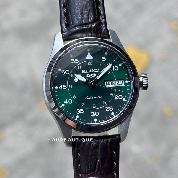 Brand New Seiko 5 Sunburst Emerald Green Dial Automatic 36mm Watch ...