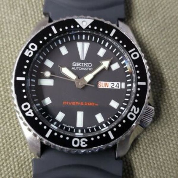 Seiko SKX173 Stainless Steel 200M Diver's Watch 7S26-0028 | WatchCharts ...