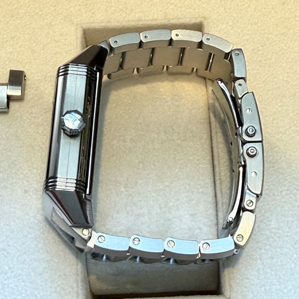 JAEGER-LECOULTRE Reverso Squadra Home Time Steel Open Case Back ...