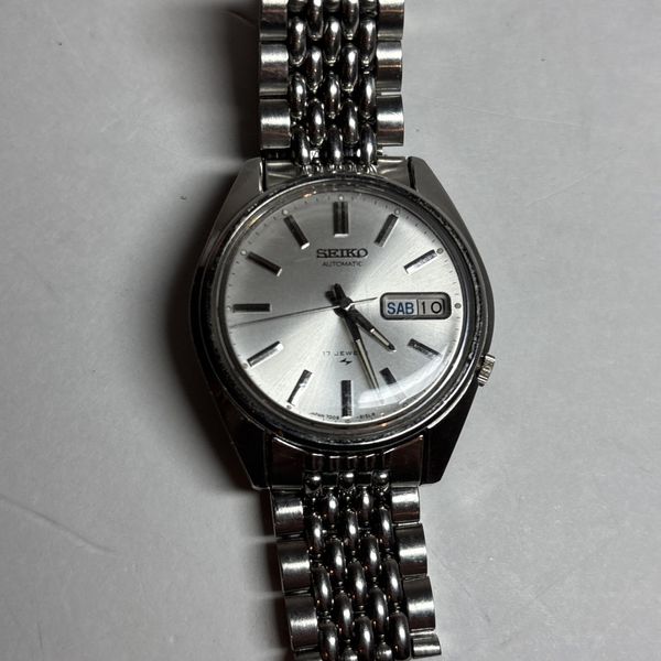 Vintage Seiko Automatic Watch Beads of Rice Bracelet 7009-8129 Rare ...