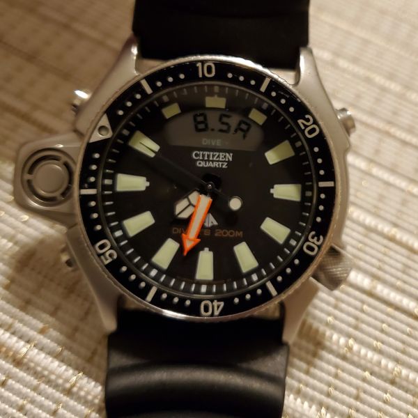 Vintage Citizen Promaster C520 GN-4- S Diver Men's Watch In Working ...