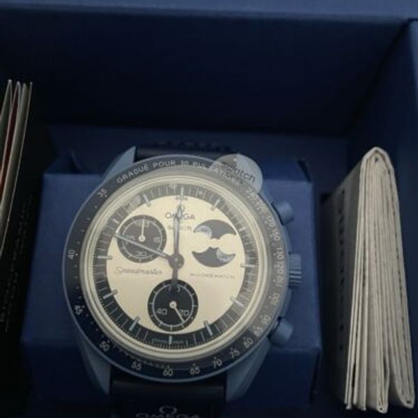 Swatch x Omega Moonswatch Snoopy Super Blue moon phase | WatchCharts ...
