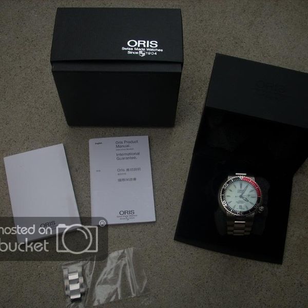 FS: ORIS TT1 Titan Diver Lume Dial Titanium 300M w/boxes & papers ...