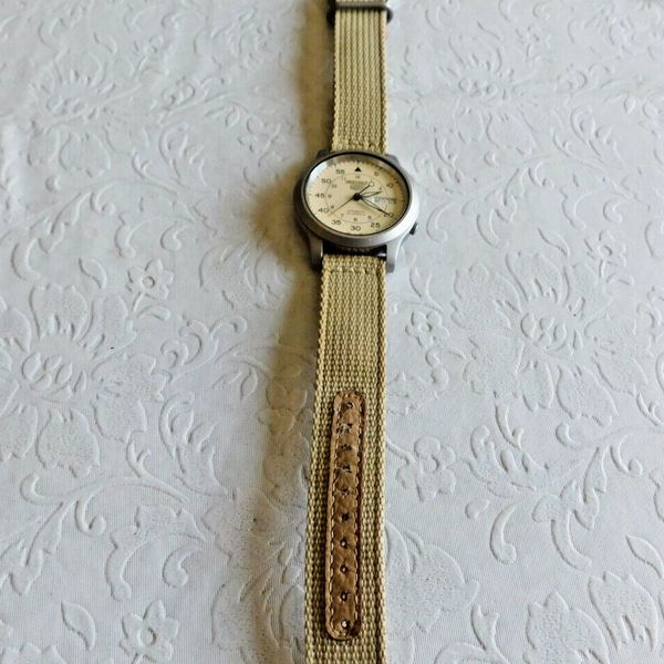 SEIKO 5 SNK803 MILITARY 21 J FIELD WATCH AUTOMATIC MEN'S WRISTWATCH ...