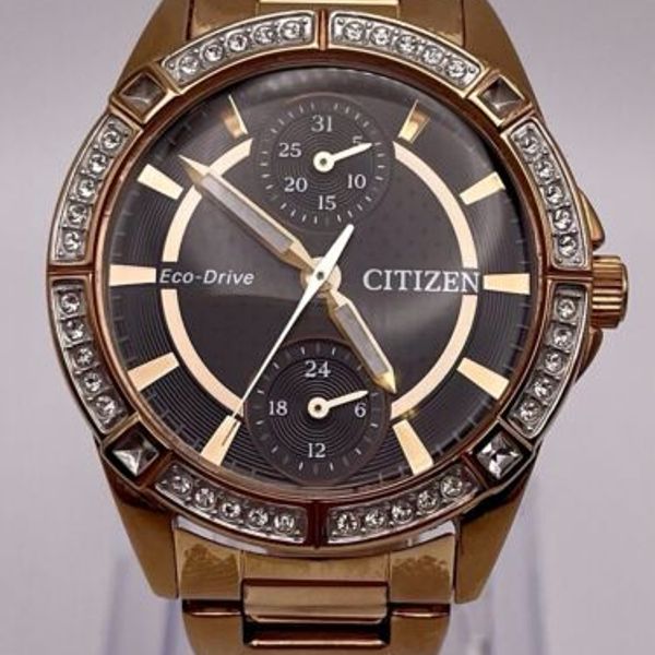 Citizen Eco-Drive Womenâ s Watch WR 24-HR Dial 8723-S096057 New ...