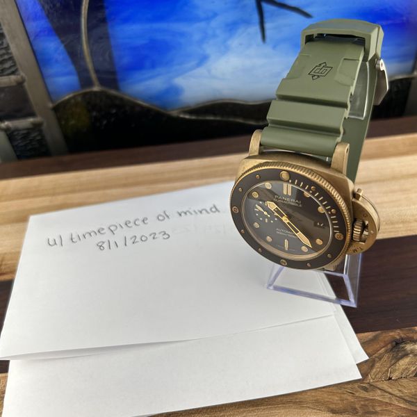 [WTS] Panerai Submersible Bronzo Automatic PAM00968 Brown Dial 47mm PAM ...
