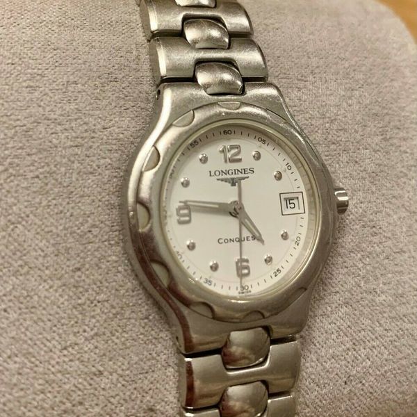 Longines Conquest L1.131.4 Ladies Quartz Watch (needs battery ...