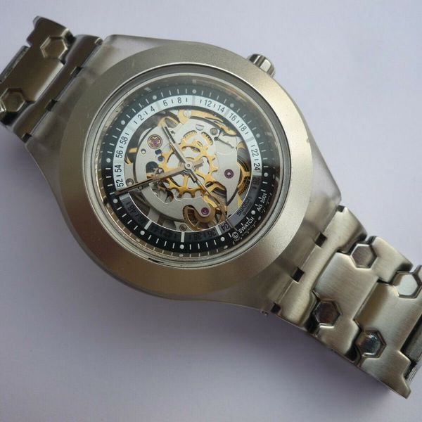 Swatch Diaphane AG 2001 Skeleton Automatic 21 Jewels 2841 Men's Swiss ...