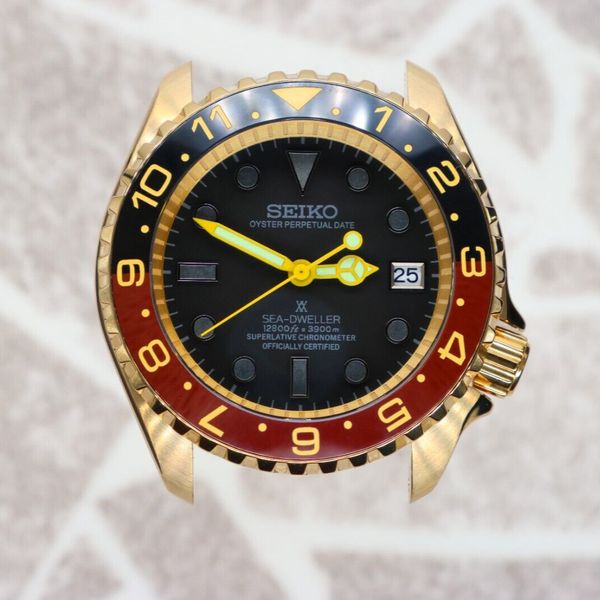 Seiko SKX007 Root Beer Premium Mod Build - Rose Gold Plated Automatic ...