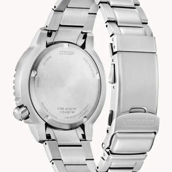 CITIZEN BN0165-55L ECO-DRIVE PROMASTER DIVER BLUE DIAL WATCH ...
